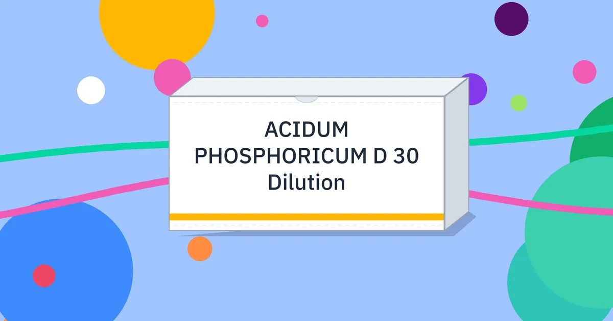 Symbolbild: Packung mit der Aufschrift ACIDUM PHOSPHORICUM D 30 Dilution (PZN 02605380) – Verfügbarkeit und Bezug in Apotheken in Frankfurt am Main
