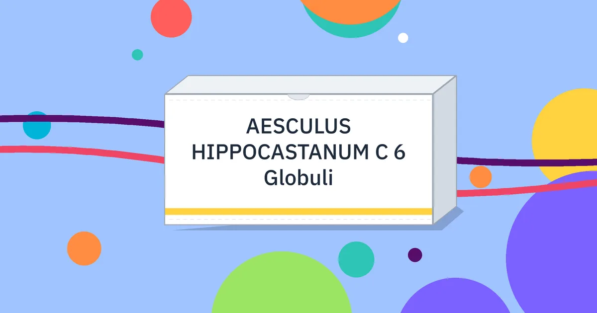 Symbolbild: Packung mit der Aufschrift AESCULUS HIPPOCASTANUM C 6 Globuli (PZN 16669047) – Verfügbarkeit und Bezug in Apotheken in Frankfurt am Main