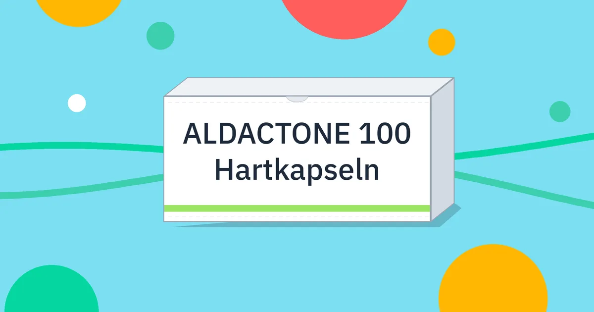 Symbolbild: Packung mit der Aufschrift ALDACTONE 100 Hartkapseln (PZN 01826966) – Verfügbarkeit und Bezug in Apotheken in Frankfurt am Main