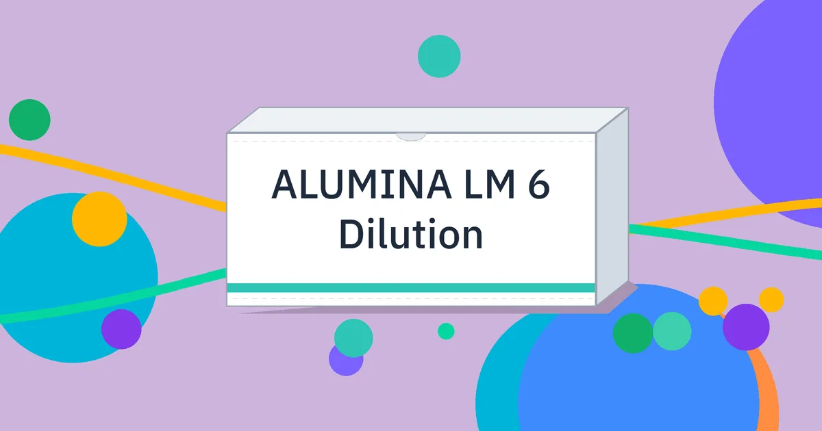 Symbolbild: Packung mit der Aufschrift ALUMINA LM 6 Dilution (PZN 02600365) – Verfügbarkeit und Bezug in Apotheken in Frankfurt am Main