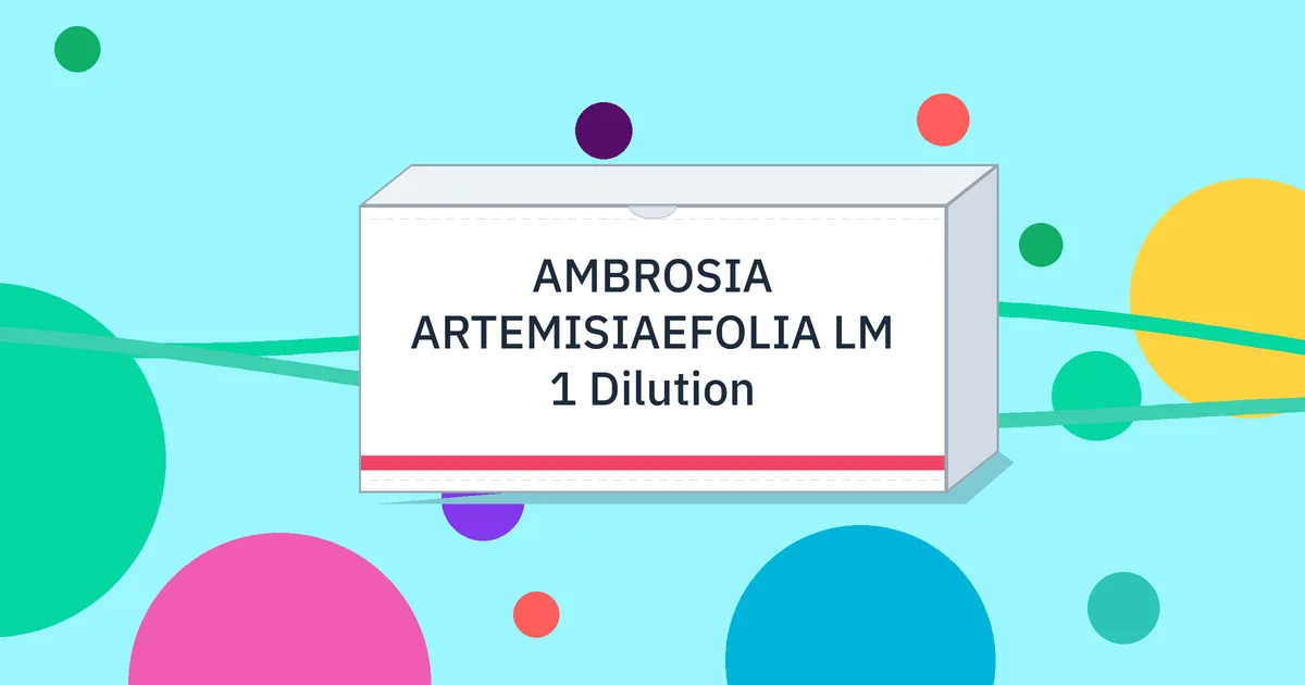 Symbolbild: Packung mit der Aufschrift AMBROSIA ARTEMISIAEFOLIA LM 1 Dilution (PZN 13317945) – Verfügbarkeit und Bezug in Apotheken in Frankfurt am Main