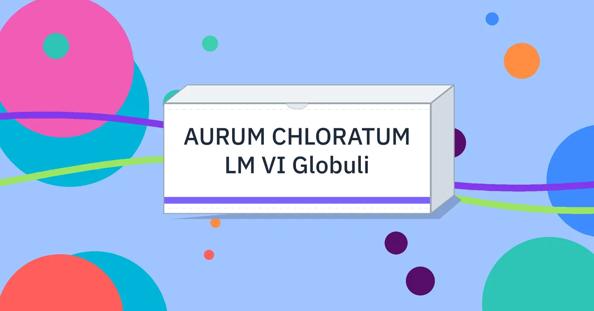 Symbolbild: Packung mit der Aufschrift AURUM CHLORATUM LM VI Globuli (PZN 02822002) – Verfügbarkeit und Bezug in Apotheken in Frankfurt am Main