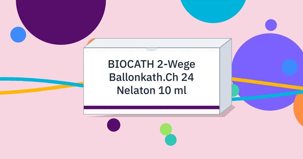 Symbolbild: Packung mit der Aufschrift BIOCATH 2-Wege Ballonkath.Ch 24 Nelaton 10 ml (PZN 04762327) – Verfügbarkeit und Bezug in Apotheken in Frankfurt am Main