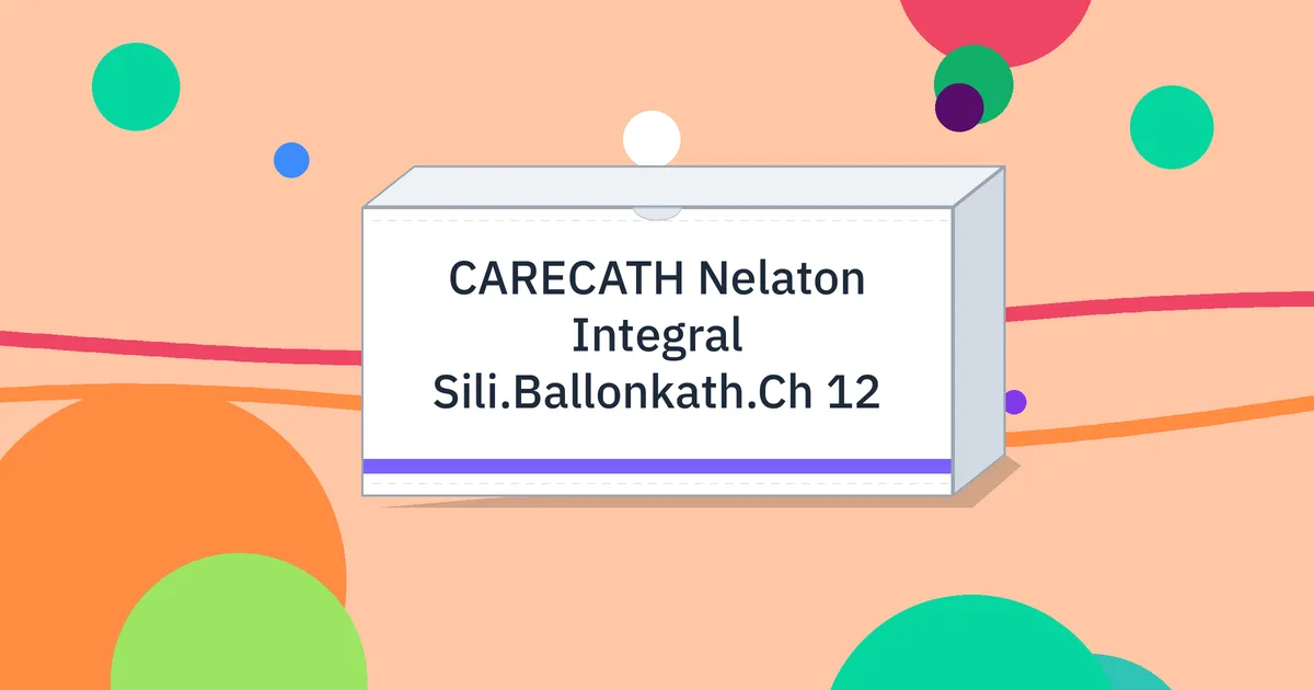 Symbolbild: Packung mit der Aufschrift CARECATH Nelaton Integral Sili.Ballonkath.Ch 12 (PZN 10198032) – Verfügbarkeit und Bezug in Apotheken in Frankfurt am Main