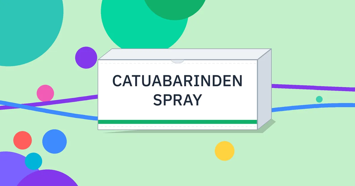 Symbolbild: Packung mit der Aufschrift CATUABARINDEN SPRAY (PZN 14310885) – Verfügbarkeit und Bezug in Apotheken in Frankfurt am Main