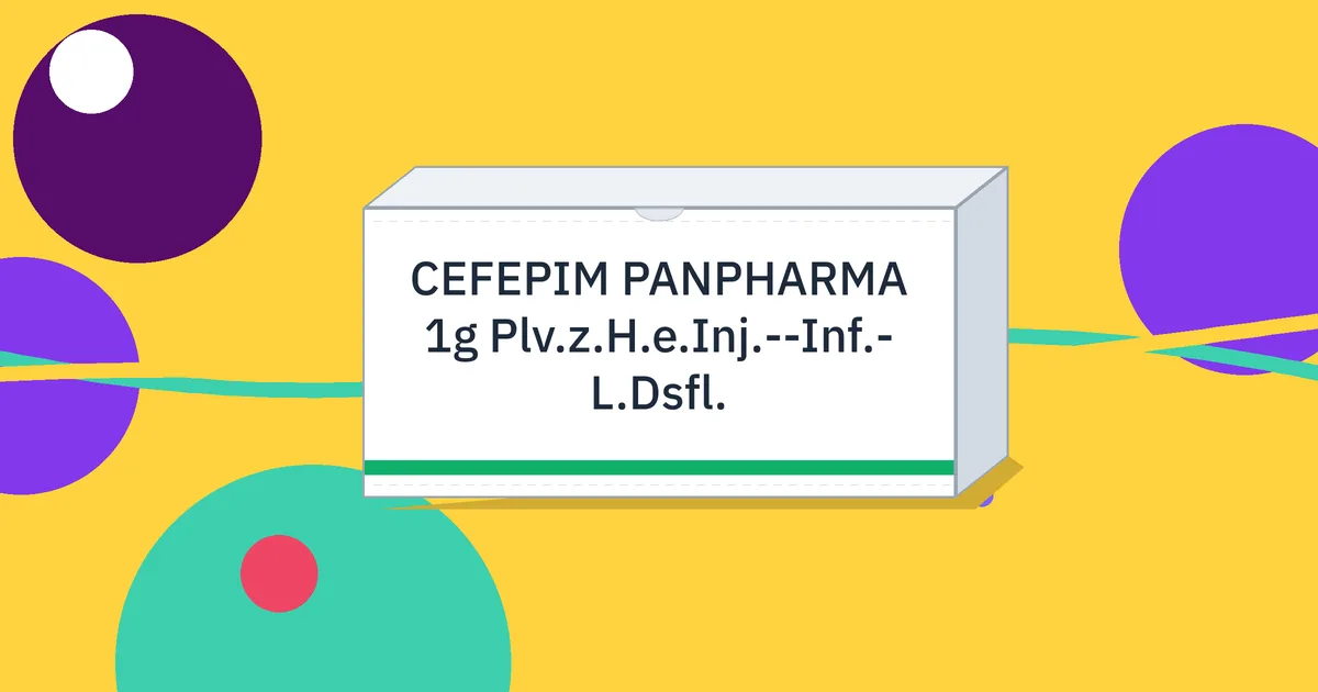 Symbolbild: Packung mit der Aufschrift CEFEPIM PANPHARMA 1g Plv.z.H.e.Inj.--Inf.-L.Dsfl. (PZN 17255520) – Verfügbarkeit und Bezug in Apotheken in Frankfurt am Main