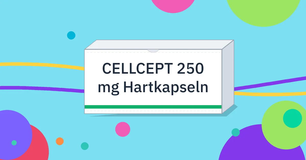 Symbolbild: Packung mit der Aufschrift CELLCEPT 250 mg Hartkapseln (PZN 03499460) – Verfügbarkeit und Bezug in Apotheken in Frankfurt am Main