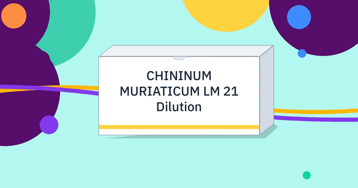 Symbolbild: Packung mit der Aufschrift CHININUM MURIATICUM LM 21 Dilution (PZN 12815262) – Verfügbarkeit und Bezug in Apotheken in Frankfurt am Main