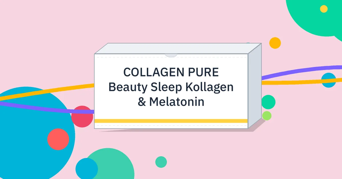 Symbolbild: Packung mit der Aufschrift COLLAGEN PURE Beauty Sleep Kollagen & Melatonin (PZN 18906505) – Verfügbarkeit und Bezug in Apotheken in Frankfurt am Main