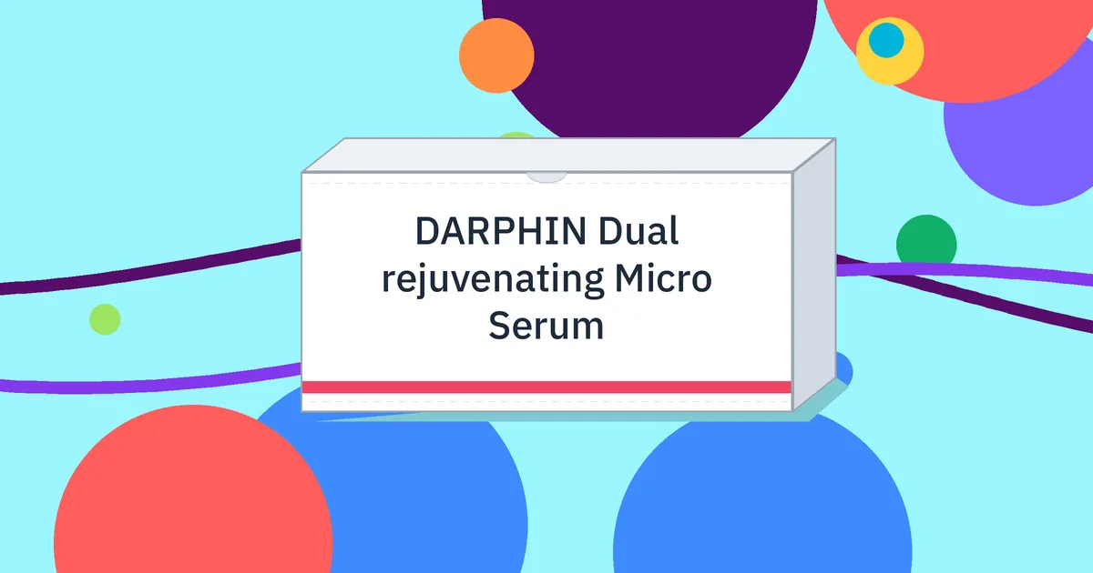 Symbolbild: Packung mit der Aufschrift DARPHIN Dual rejuvenating Micro Serum (PZN 18240325) – Verfügbarkeit und Bezug in Apotheken in Frankfurt am Main