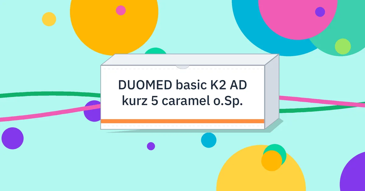 Symbolbild: Packung mit der Aufschrift DUOMED basic K2 AD kurz 5 caramel o.Sp. (PZN 20907328) – Verfügbarkeit und Bezug in Apotheken in Frankfurt am Main
