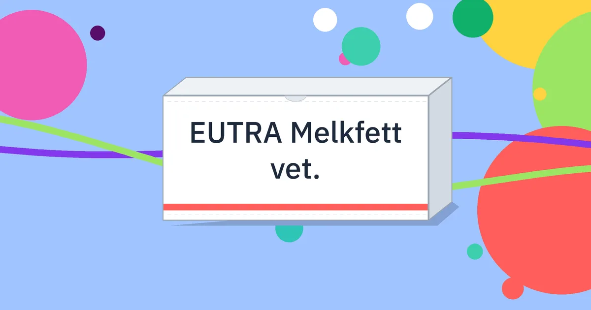 Symbolbild: Packung mit der Aufschrift EUTRA Melkfett vet. (PZN 18016786) – Verfügbarkeit und Bezug in Apotheken in Frankfurt am Main
