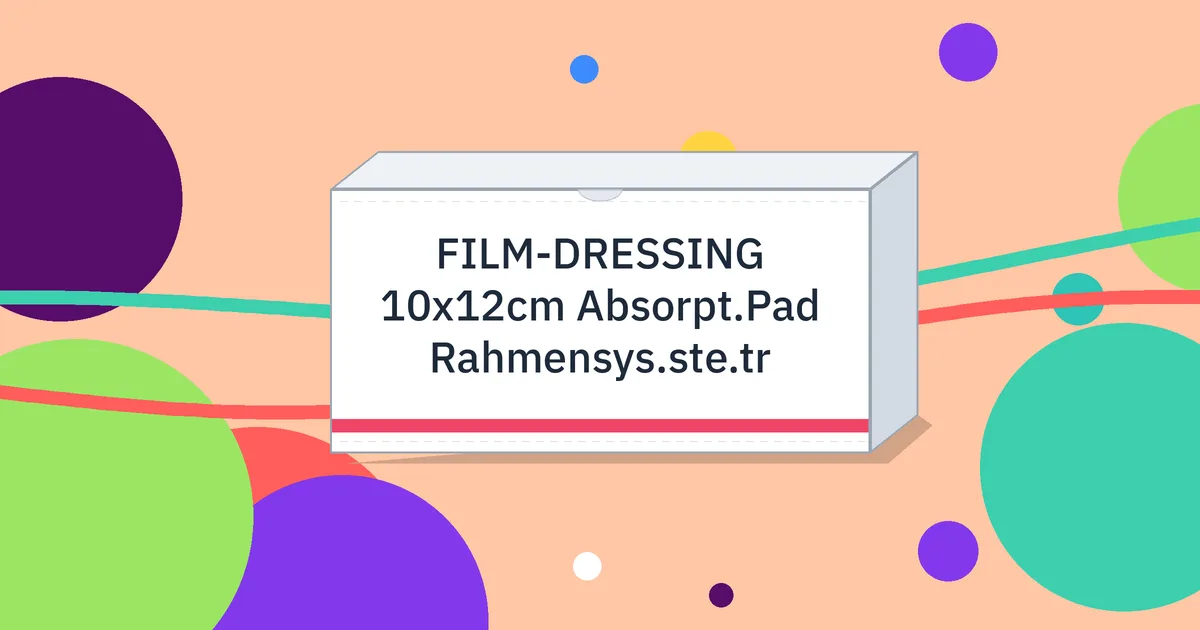 Symbolbild: Packung mit der Aufschrift FILM-DRESSING 10x12cm Absorpt.Pad Rahmensys.ste.tr (PZN 19509060) – Verfügbarkeit und Bezug in Apotheken in Frankfurt am Main