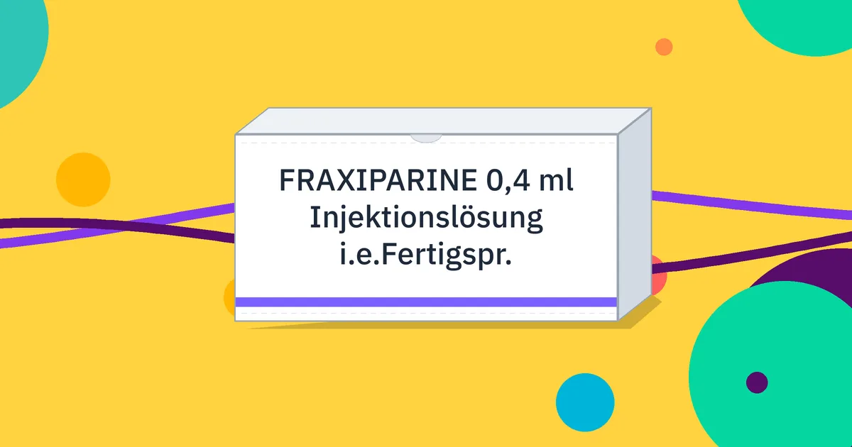 Symbolbild: Packung mit der Aufschrift FRAXIPARINE 0,4 ml Injektionslösung i.e.Fertigspr. (PZN 11068254) – Verfügbarkeit und Bezug in Apotheken in Frankfurt am Main