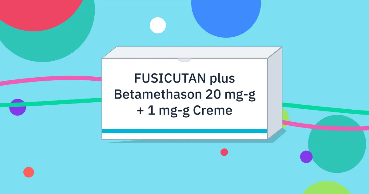 Symbolbild: Packung mit der Aufschrift FUSICUTAN plus Betamethason 20 mg-g + 1 mg-g Creme (PZN 12395535) – Verfügbarkeit und Bezug in Apotheken in Frankfurt am Main