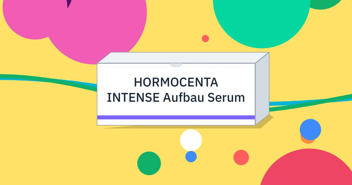 Symbolbild: Packung mit der Aufschrift HORMOCENTA INTENSE Aufbau Serum (PZN 15240632) – Verfügbarkeit und Bezug in Apotheken in Frankfurt am Main