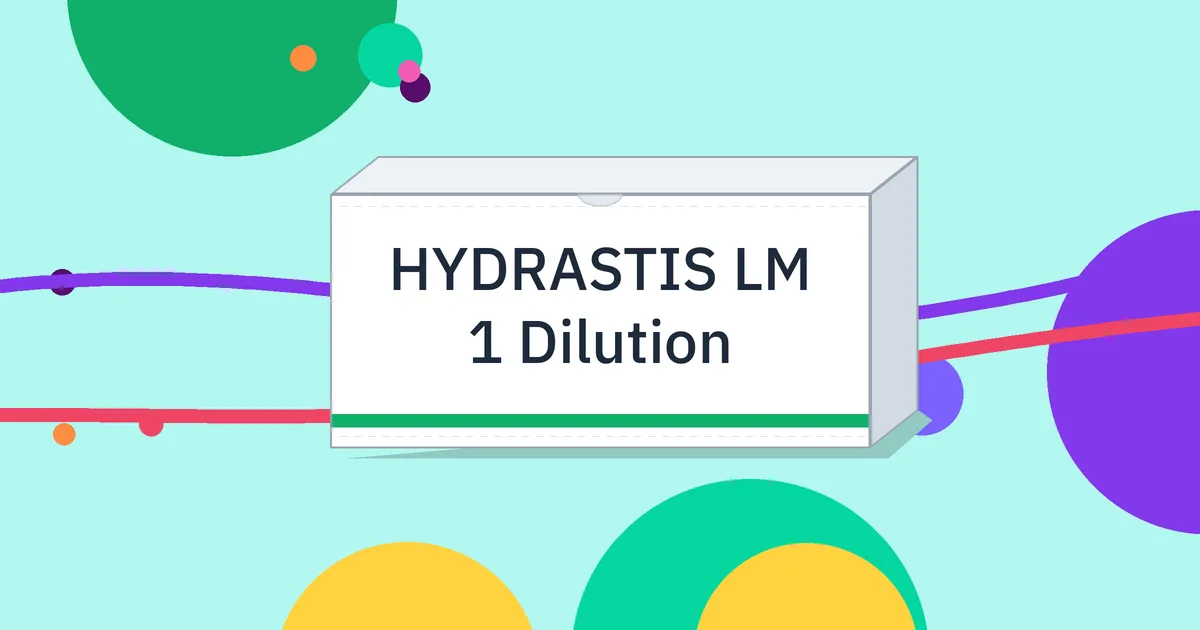Symbolbild: Packung mit der Aufschrift HYDRASTIS LM 1 Dilution (PZN 12890039) – Verfügbarkeit und Bezug in Apotheken in Frankfurt am Main
