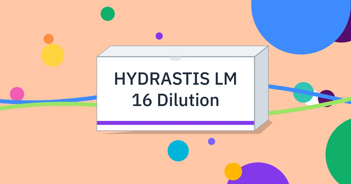 Symbolbild: Packung mit der Aufschrift HYDRASTIS LM 16 Dilution (PZN 12890186) – Verfügbarkeit und Bezug in Apotheken in Frankfurt am Main