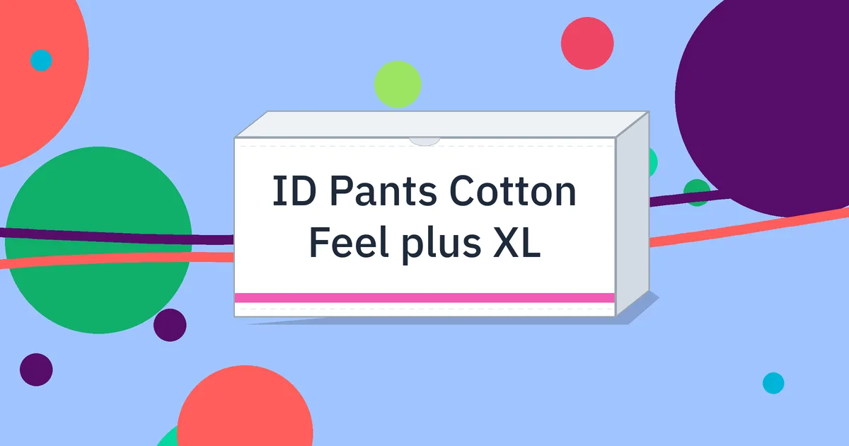 Symbolbild: Packung mit der Aufschrift ID Pants Cotton Feel plus XL (PZN 00142266) – Verfügbarkeit und Bezug in Apotheken in Frankfurt am Main