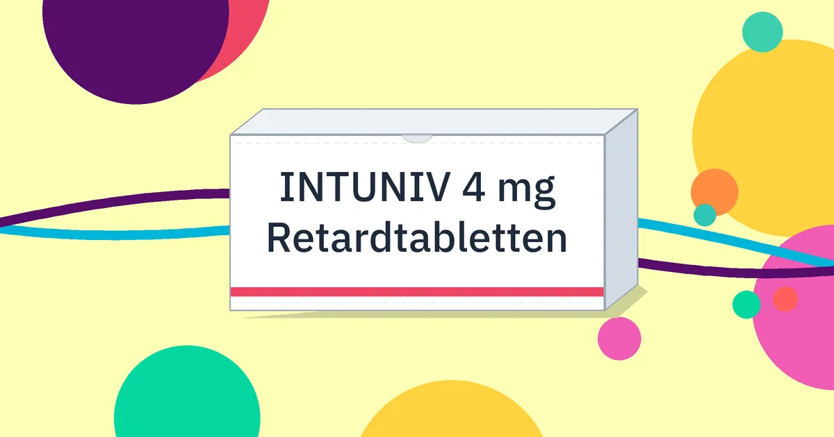 Symbolbild: Packung mit der Aufschrift INTUNIV 4 mg Retardtabletten (PZN 11383323) – Verfügbarkeit und Bezug in Apotheken in Frankfurt am Main