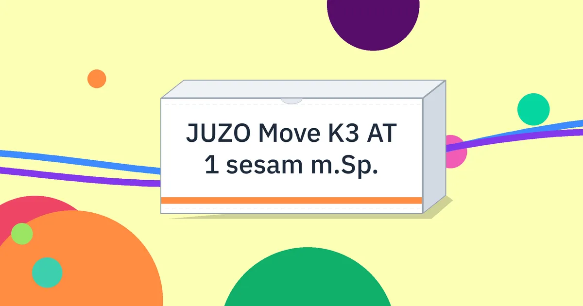 Symbolbild: Packung mit der Aufschrift JUZO Move K3 AT 1 sesam m.Sp. (PZN 20676923) – Verfügbarkeit und Bezug in Apotheken in Frankfurt am Main