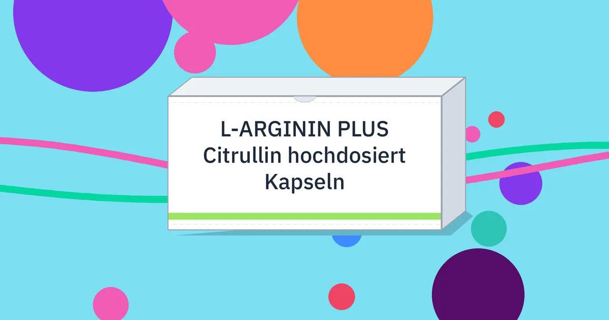 Symbolbild: Packung mit der Aufschrift L-ARGININ PLUS Citrullin hochdosiert Kapseln (PZN 12729723) – Verfügbarkeit und Bezug in Apotheken in Frankfurt am Main