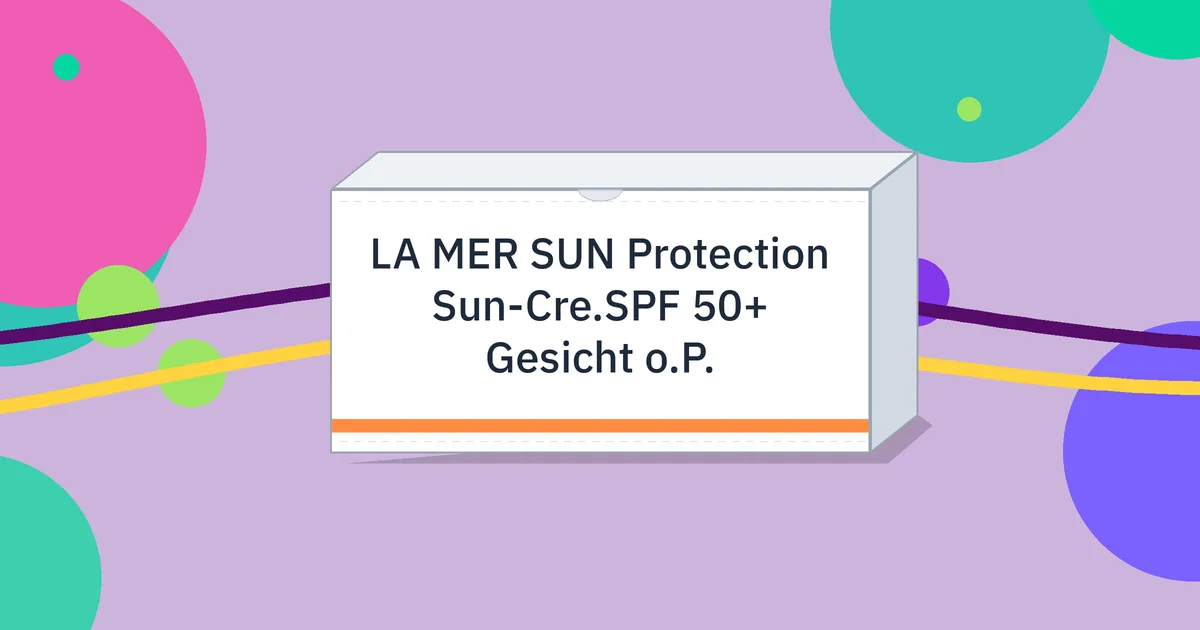 Symbolbild: Packung mit der Aufschrift LA MER SUN Protection Sun-Cre.SPF 50+ Gesicht o.P. (PZN 19251986) – Verfügbarkeit und Bezug in Apotheken in Frankfurt am Main