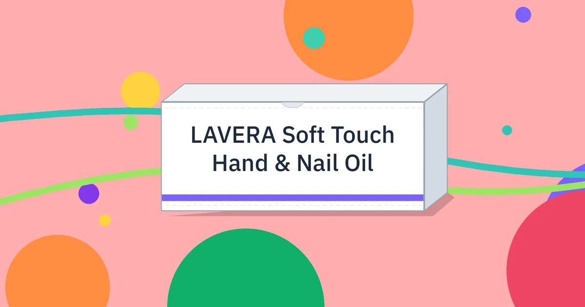 Symbolbild: Packung mit der Aufschrift LAVERA Soft Touch Hand & Nail Oil (PZN 17536667) – Verfügbarkeit und Bezug in Apotheken in Frankfurt am Main