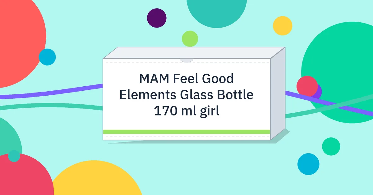 Symbolbild: Packung mit der Aufschrift MAM Feel Good Elements Glass Bottle 170 ml girl (PZN 17869883) – Verfügbarkeit und Bezug in Apotheken in Frankfurt am Main