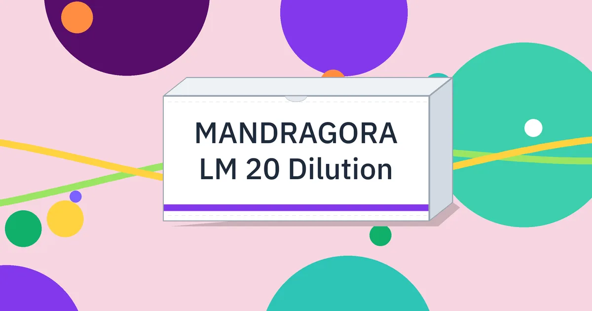 Symbolbild: Packung mit der Aufschrift MANDRAGORA LM 20 Dilution (PZN 12941972) – Verfügbarkeit und Bezug in Apotheken in Frankfurt am Main
