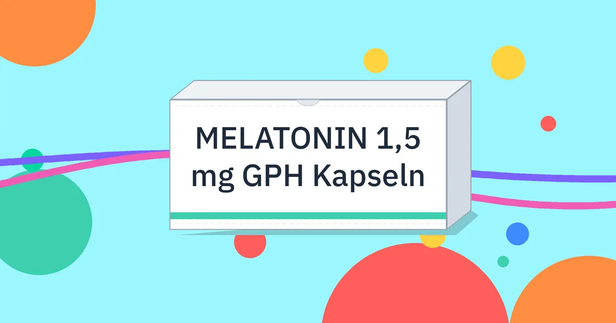 Symbolbild: Packung mit der Aufschrift MELATONIN 1,5 mg GPH Kapseln (PZN 11239069) – Verfügbarkeit und Bezug in Apotheken in Frankfurt am Main