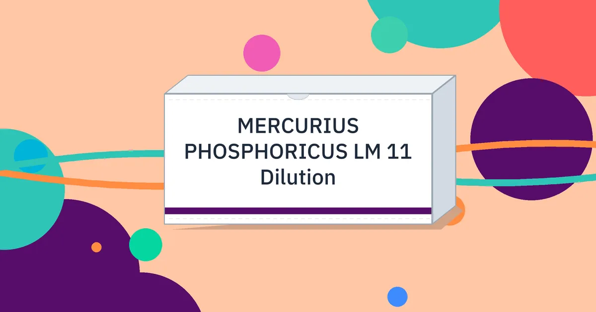 Symbolbild: Packung mit der Aufschrift MERCURIUS PHOSPHORICUS LM 11 Dilution (PZN 12952697) – Verfügbarkeit und Bezug in Apotheken in Frankfurt am Main