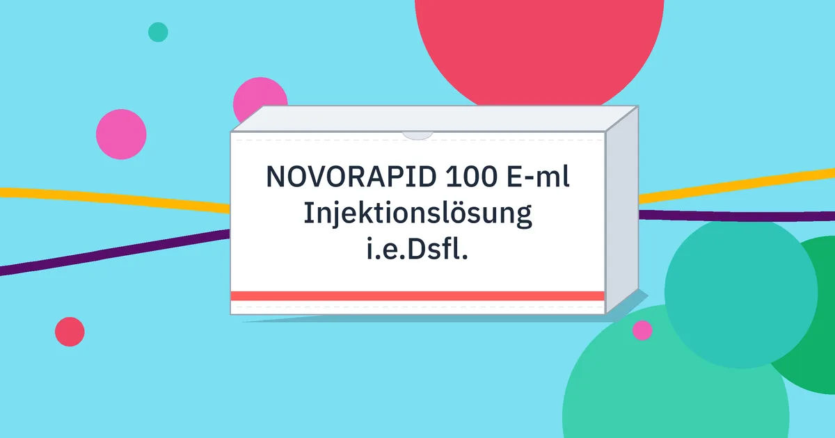 Symbolbild: Packung mit der Aufschrift NOVORAPID 100 E-ml Injektionslösung i.e.Dsfl. (PZN 09902402) – Verfügbarkeit und Bezug in Apotheken in Frankfurt am Main