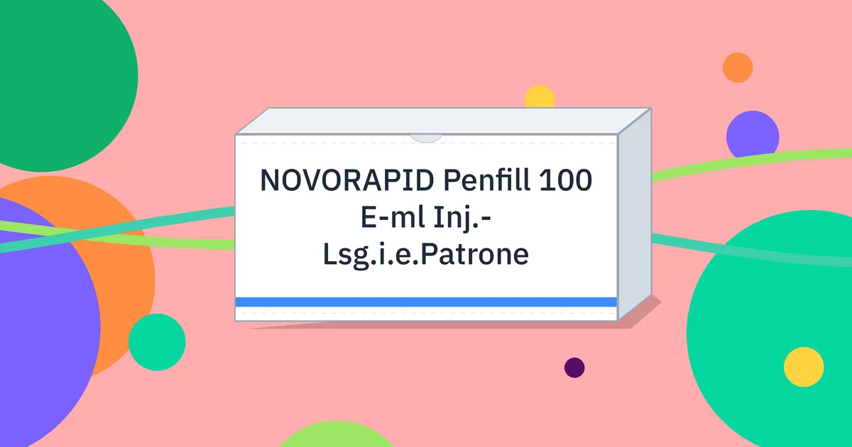 Symbolbild: Packung mit der Aufschrift NOVORAPID Penfill 100 E-ml Inj.-Lsg.i.e.Patrone (PZN 01290135) – Verfügbarkeit und Bezug in Apotheken in Frankfurt am Main