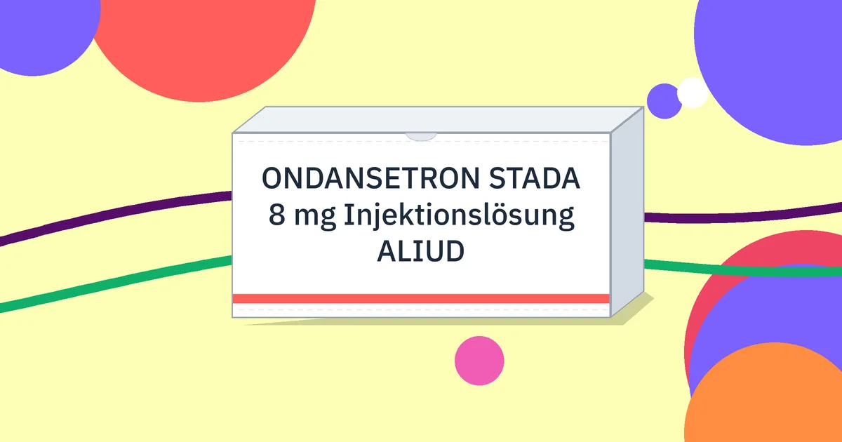 Symbolbild: Packung mit der Aufschrift ONDANSETRON STADA 8 mg Injektionslösung ALIUD (PZN 10838508) – Verfügbarkeit und Bezug in Apotheken in Frankfurt am Main