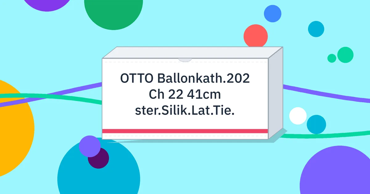 Symbolbild: Packung mit der Aufschrift OTTO Ballonkath.202 Ch 22 41cm ster.Silik.Lat.Tie. (PZN 01398631) – Verfügbarkeit und Bezug in Apotheken in Frankfurt am Main