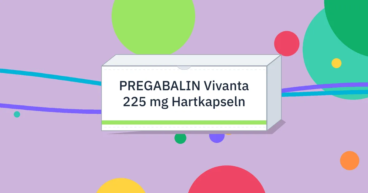 Symbolbild: Packung mit der Aufschrift PREGABALIN Vivanta 225 mg Hartkapseln (PZN 16663702) – Verfügbarkeit und Bezug in Apotheken in Frankfurt am Main