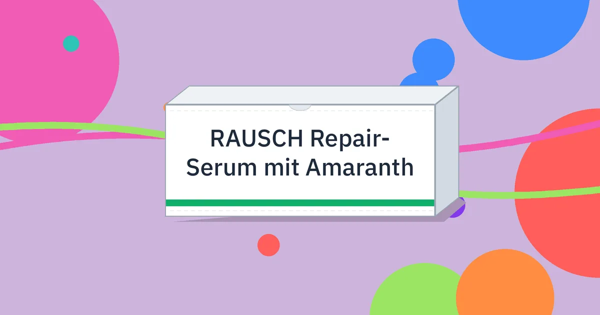 Symbolbild: Packung mit der Aufschrift RAUSCH Repair-Serum mit Amaranth (PZN 18742966) – Verfügbarkeit und Bezug in Apotheken in Frankfurt am Main