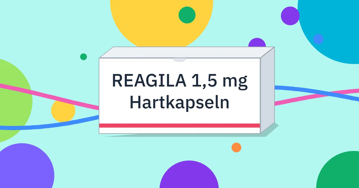 Symbolbild: Packung mit der Aufschrift REAGILA 1,5 mg Hartkapseln (PZN 16674539) – Verfügbarkeit und Bezug in Apotheken in Frankfurt am Main