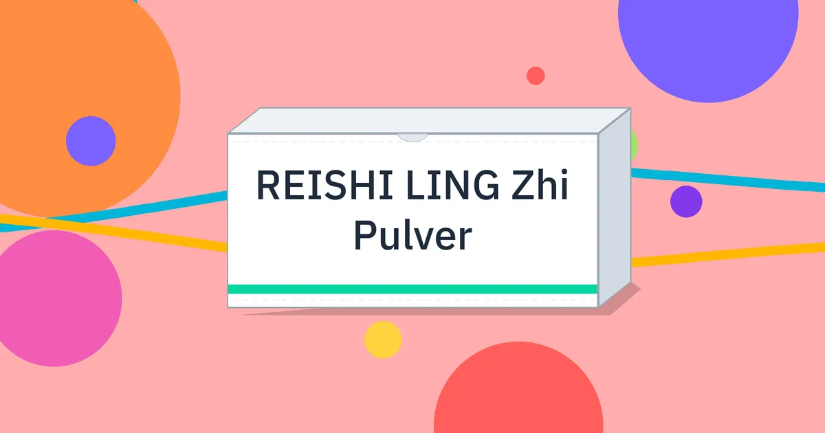 Symbolbild: Packung mit der Aufschrift REISHI LING Zhi Pulver (PZN 10790635) – Verfügbarkeit und Bezug in Apotheken in Frankfurt am Main