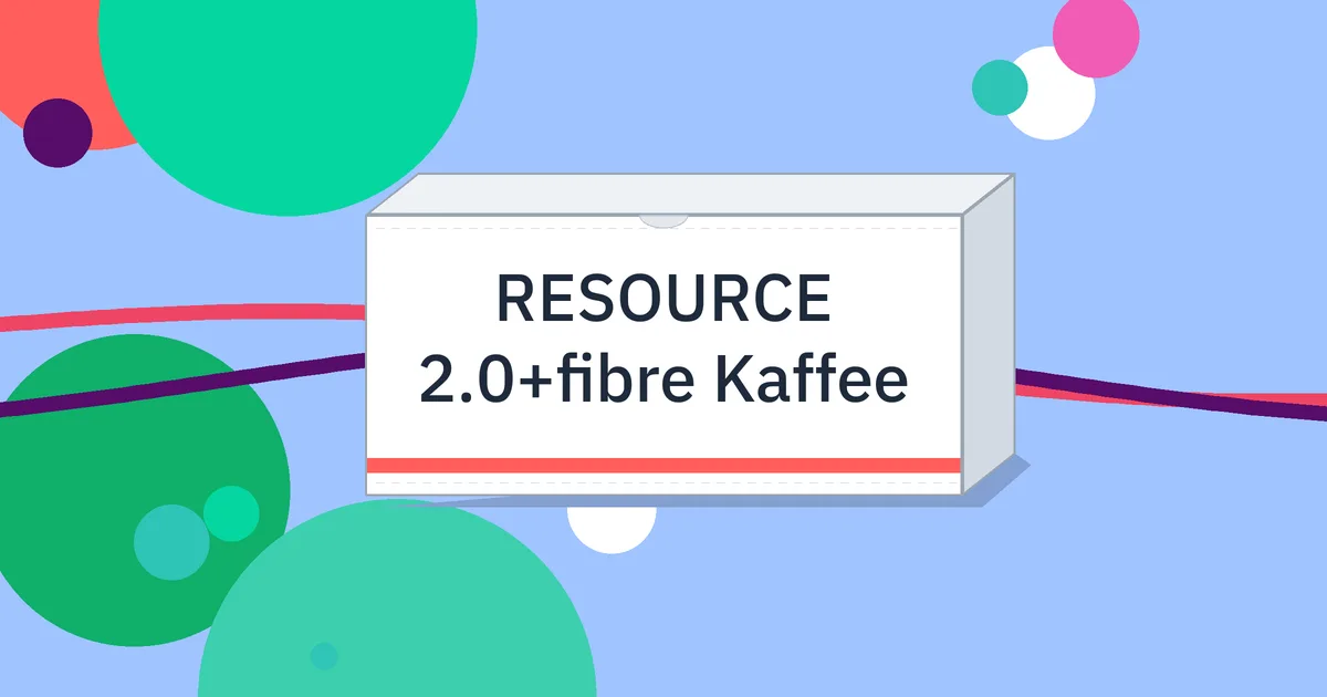 Symbolbild: Packung mit der Aufschrift RESOURCE 2.0+fibre Kaffee (PZN 12737763) – Verfügbarkeit und Bezug in Apotheken in Frankfurt am Main