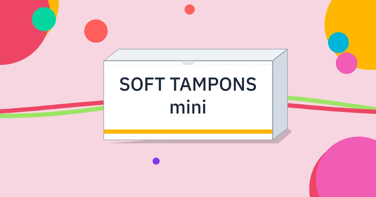 Symbolbild: Packung mit der Aufschrift SOFT TAMPONS mini (PZN 09750240) – Verfügbarkeit und Bezug in Apotheken in Frankfurt am Main
