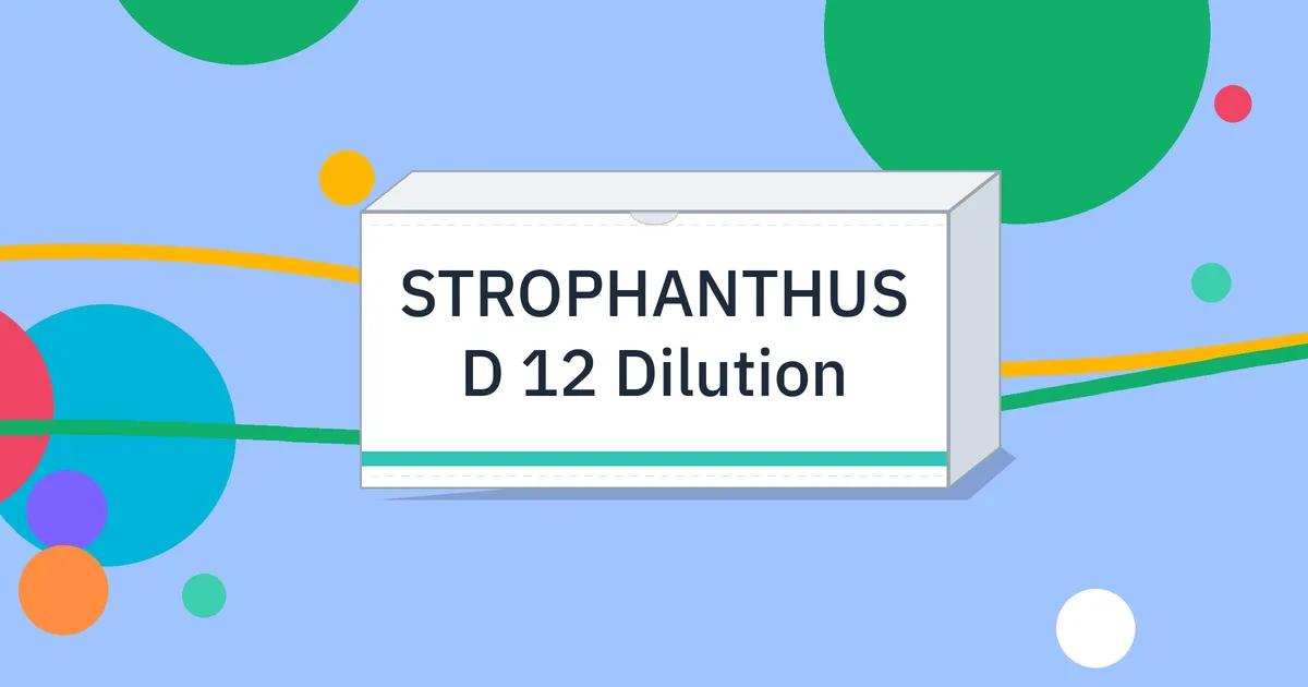 Symbolbild: Packung mit der Aufschrift STROPHANTHUS D 12 Dilution (PZN 02932067) – Verfügbarkeit und Bezug in Apotheken in Frankfurt am Main