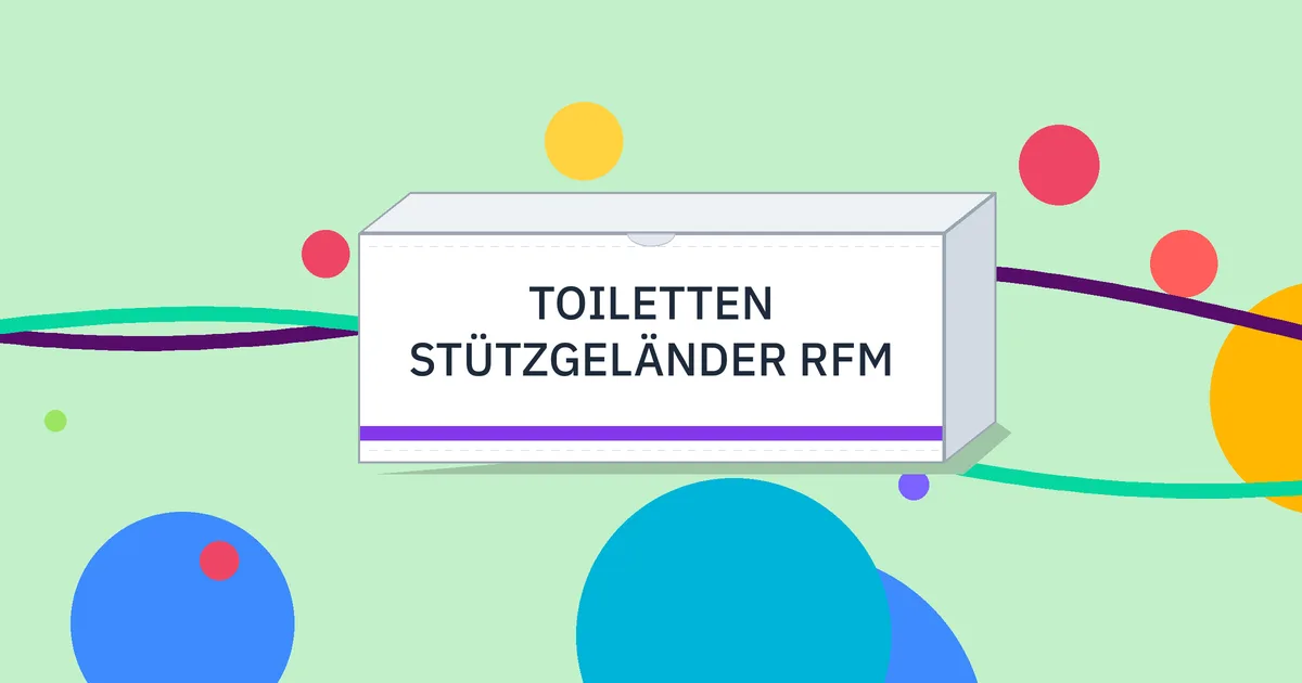 Symbolbild: Packung mit der Aufschrift TOILETTEN STÜTZGELÄNDER RFM (PZN 13705512) – Verfügbarkeit und Bezug in Apotheken in Frankfurt am Main
