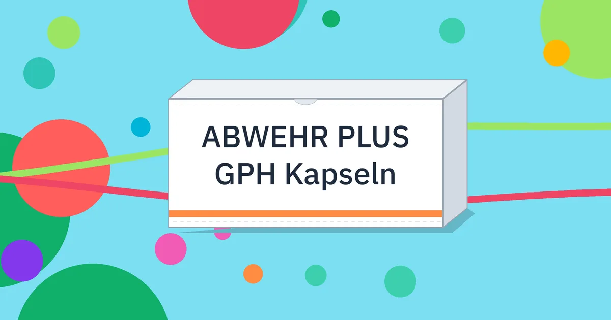 Symbolbild: Packung mit der Aufschrift ABWEHR PLUS GPH Kapseln (PZN 10554952) – Verfügbarkeit und Bezug in Apotheken in Frankfurt am Main