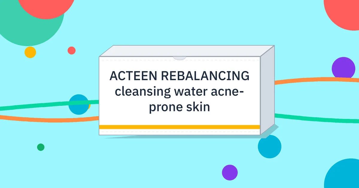 Symbolbild: Packung mit der Aufschrift ACTEEN REBALANCING cleansing water acne-prone skin (PZN 12478379) – Verfügbarkeit und Bezug in Apotheken in Frankfurt am Main