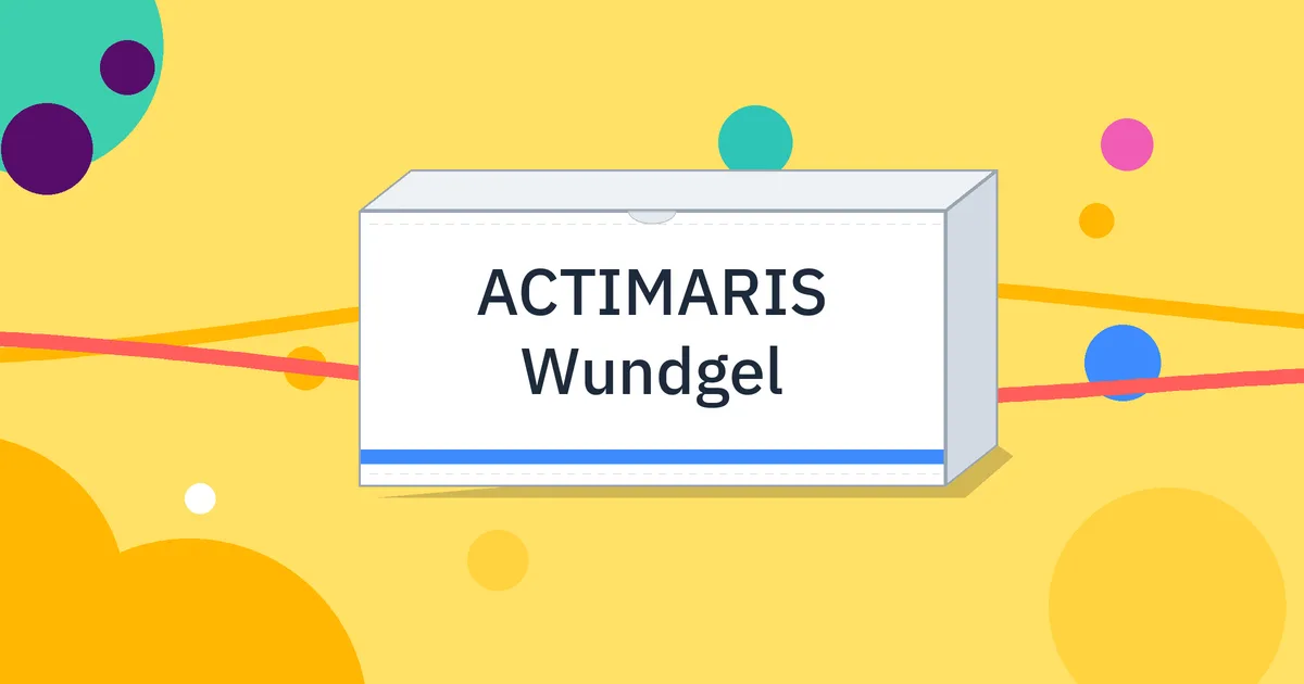 Symbolbild: Packung mit der Aufschrift ACTIMARIS Wundgel (PZN 20550234) – Verfügbarkeit und Bezug in Apotheken in Frankfurt am Main