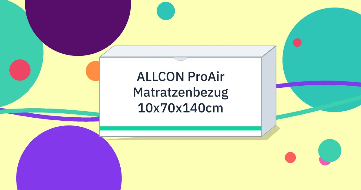Symbolbild: Packung mit der Aufschrift ALLCON ProAir Matratzenbezug 10x70x140cm (PZN 02064702) – Verfügbarkeit und Bezug in Apotheken in Frankfurt am Main