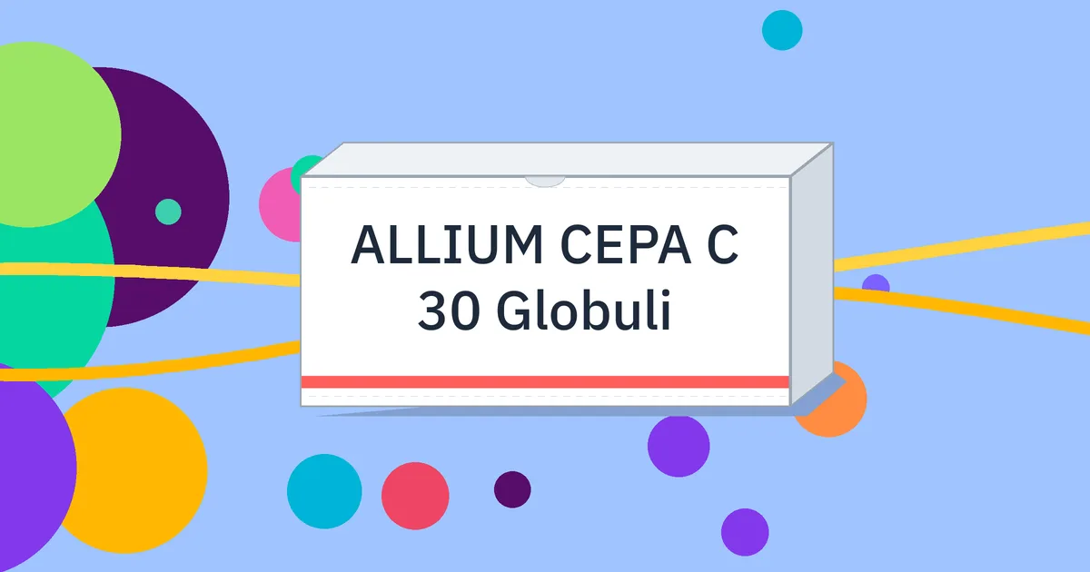 Symbolbild: Packung mit der Aufschrift ALLIUM CEPA C 30 Globuli (PZN 02892617) – Verfügbarkeit und Bezug in Apotheken in Frankfurt am Main