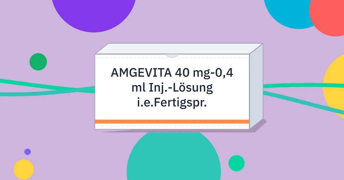 Symbolbild: Packung mit der Aufschrift AMGEVITA 40 mg-0,4 ml Inj.-Lösung i.e.Fertigspr. (PZN 18881857) – Verfügbarkeit und Bezug in Apotheken in Frankfurt am Main